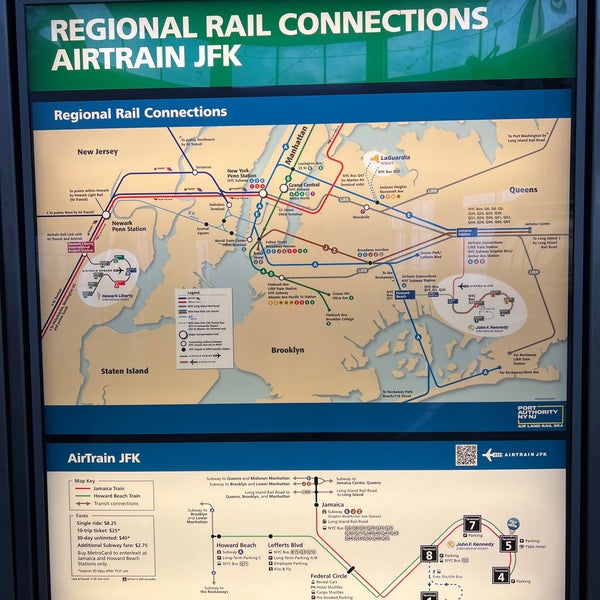 JFK AirTrain - Terminal 5 - Airport Tram Station in Queens