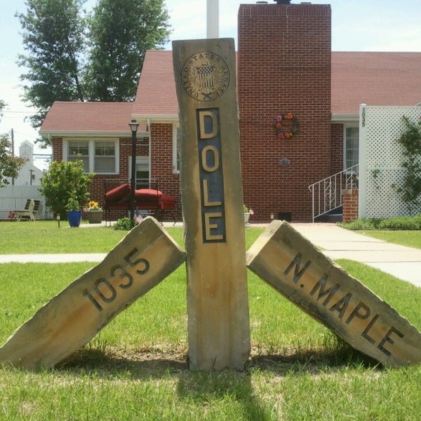 Bob Dole's Childhood Home - Monument in Russell
