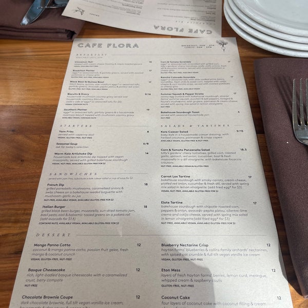 Cafe Flora - Madison Valley - Seattle, WA