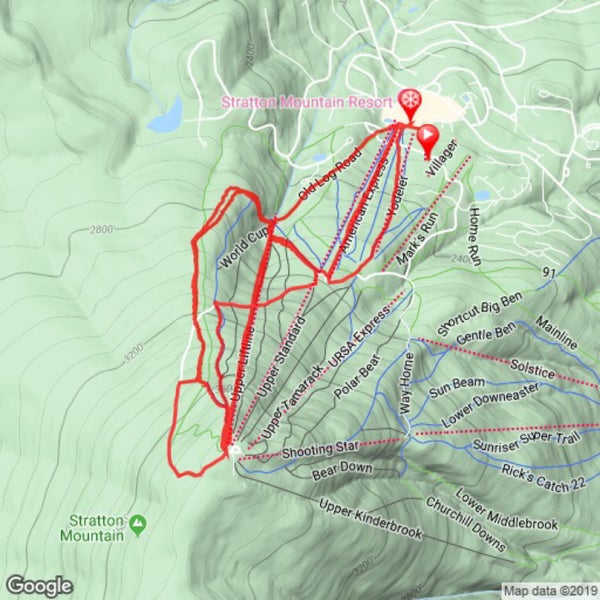 Stratton Vt Trail Map