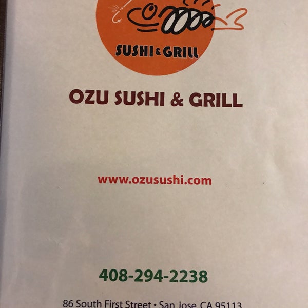 Ozu Sushi & Grill (Now Closed) - Downtown San Jose - 2 tips