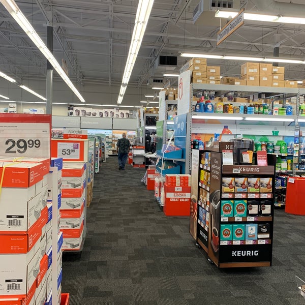 Staples Store Inside