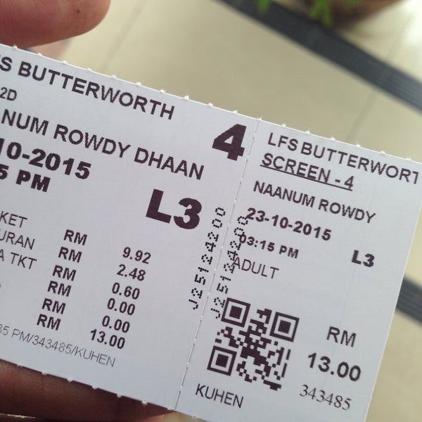 Lotus Five Star Cinemas (LFS) - 3 tips