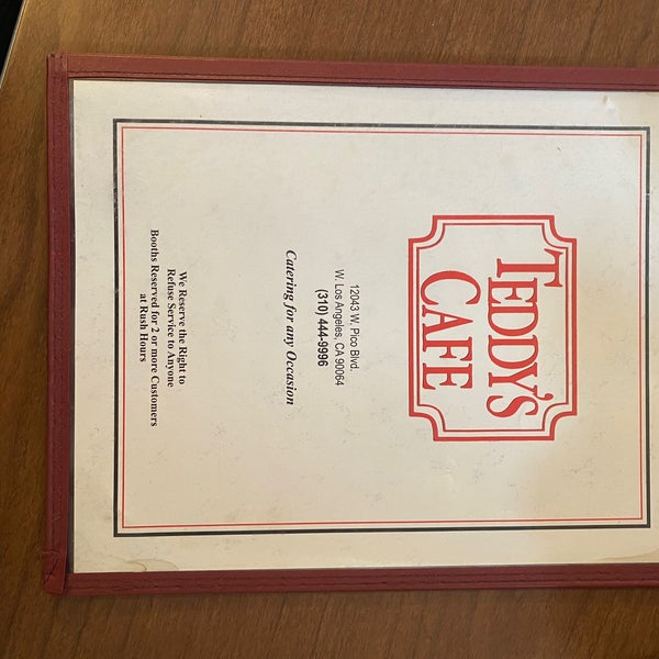 Teddy's Cafe - West Los Angeles - 12043 W Pico Blvd