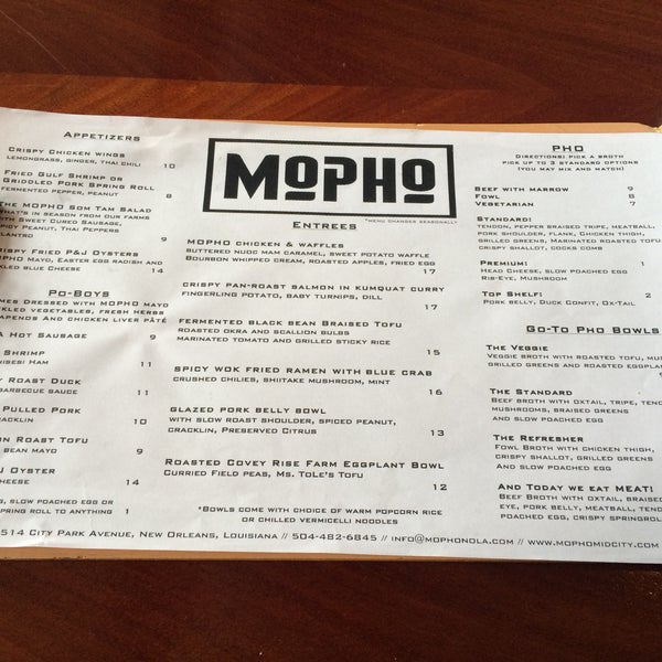 MoPho - City Park - New Orleans, LA