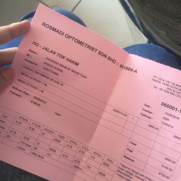 Rosmadi Optometrist - Kota Bharu, Kelantan