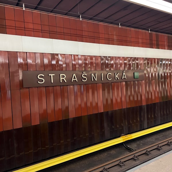 Metro =A= Strašnická - Metro Station in Praha