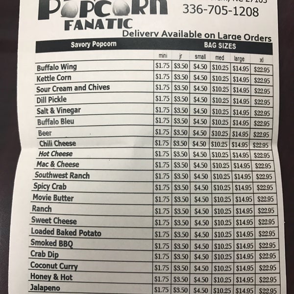 The Popcorn Fanatic - Winston-Salem, NC