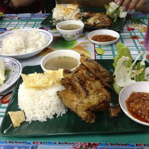 nasi ayam penyek special - 2 tips