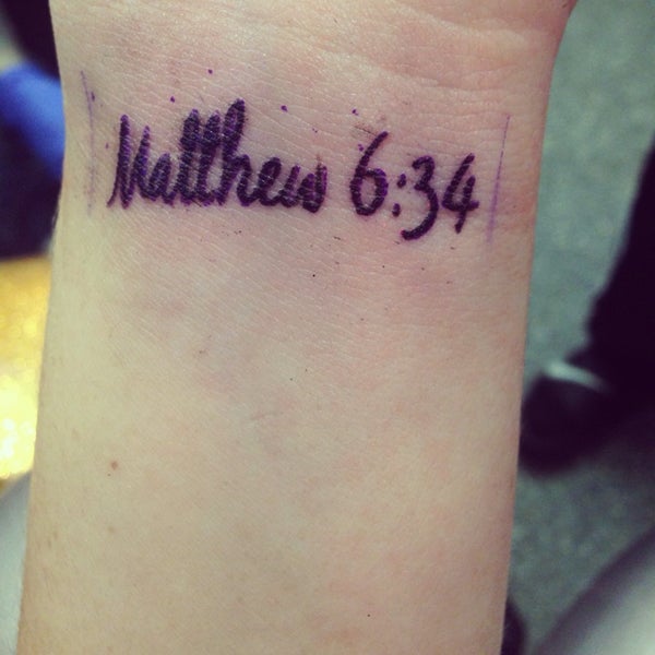 Matthew 19:26 Tattoo