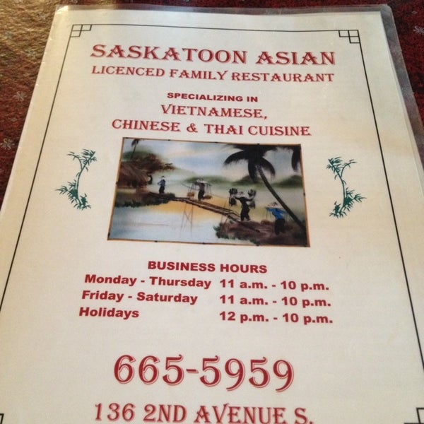 Saskatoon Asian Restaurant - Central Business District - 7 tips from 72 ...