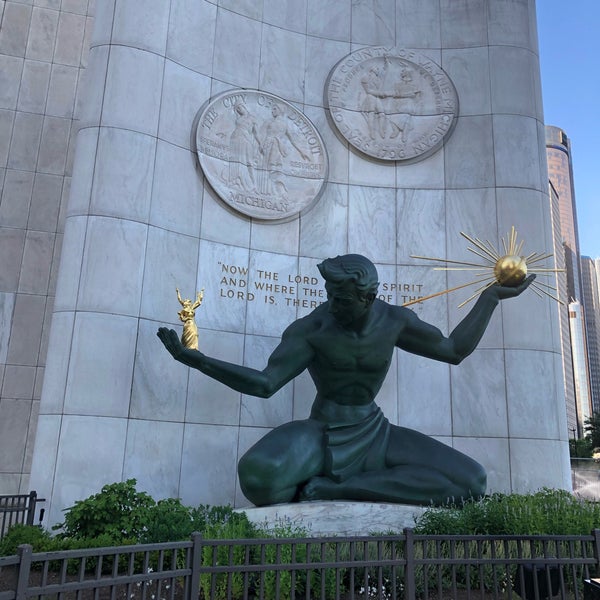 The Spirit of Detroit by Marshall Fredericks - Outdoor Sculpture in Detroit