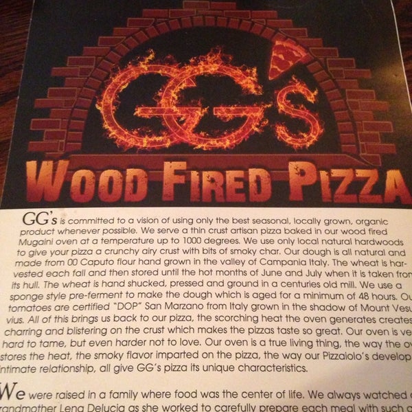 Photos at GG's Wood Fired Pizza - Downtown Milford - Harbor - Post Road ...