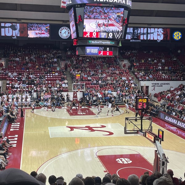 Coleman Coliseum - College Basketball Court in Tuscaloosa