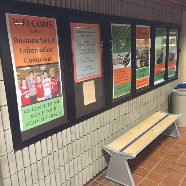 Business/SPEA Information Commons (Now Closed) - Indiana University - 3 ...