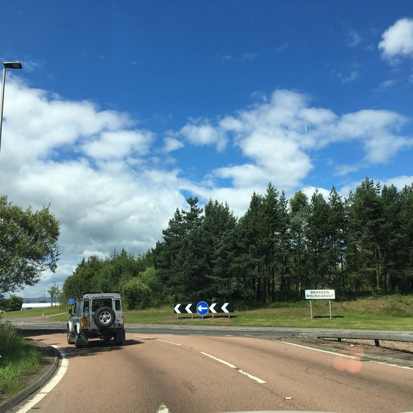 Broxden Roundabout - Road