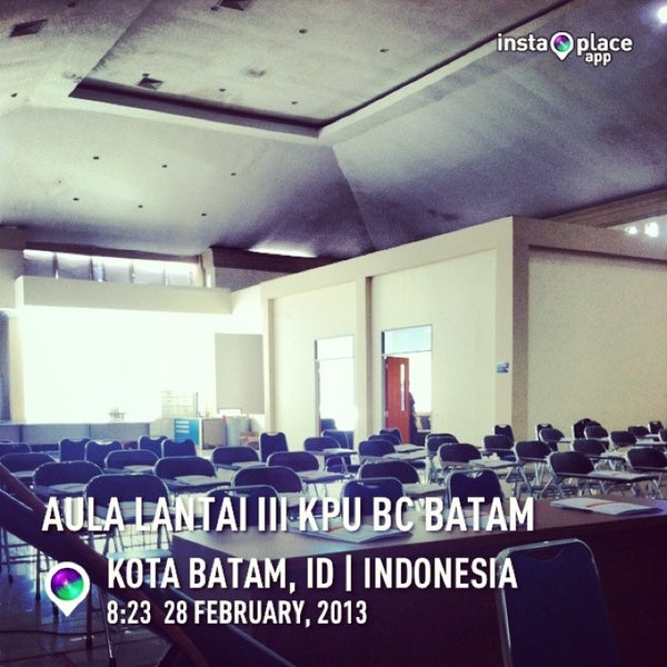 Aula Lantai III KPU Bea dan Cukai Tipe B Batam