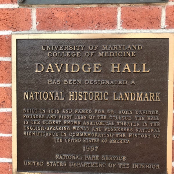 Davidge Hall - University of MD at Baltimore - 0 tips