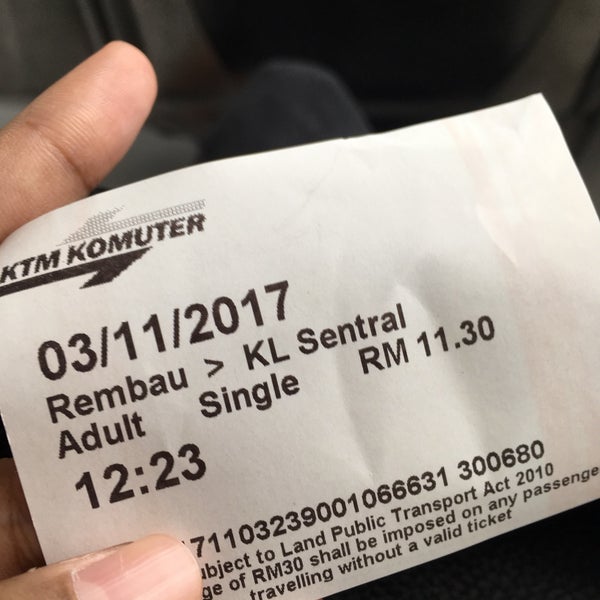 KTM Rembau (KB16) Komuter Station - Rail Station in Rembau