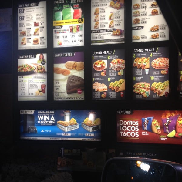 Taco Bell Combo Numbers