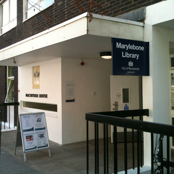 Marylebone Library (Now Closed) - Marylebone - 54 Beaumont Street