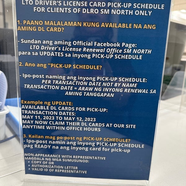 LTO Driver's License Renewal Center - Bagong Pag-Asa - SM North Edsa