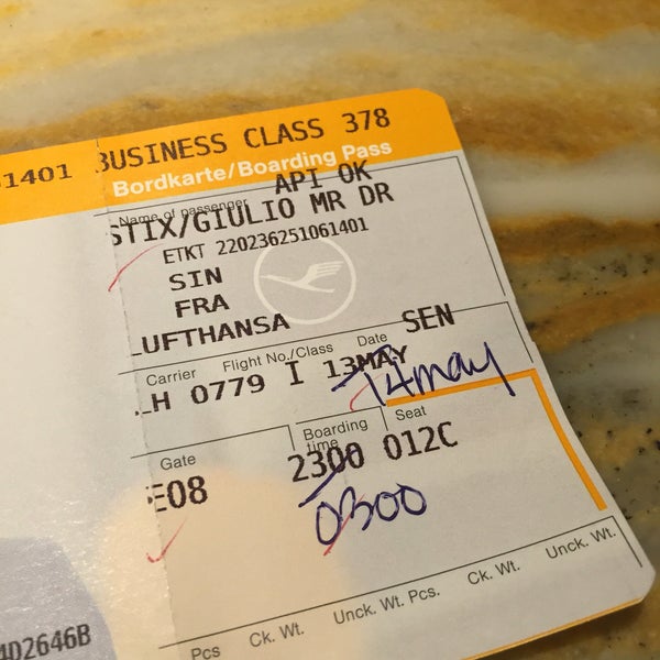 Photos at Lufthansa Flight LH 779 - Plane in Singapore