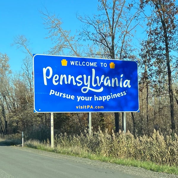 Ohio / Pennsylvania State Line - Border Crossing