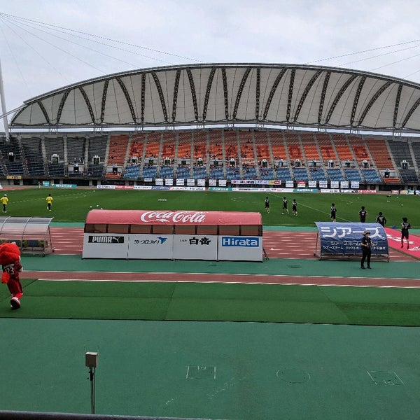 Photos at えがお健康スタジアム (Egao Kenko Stadium) - Track Stadium