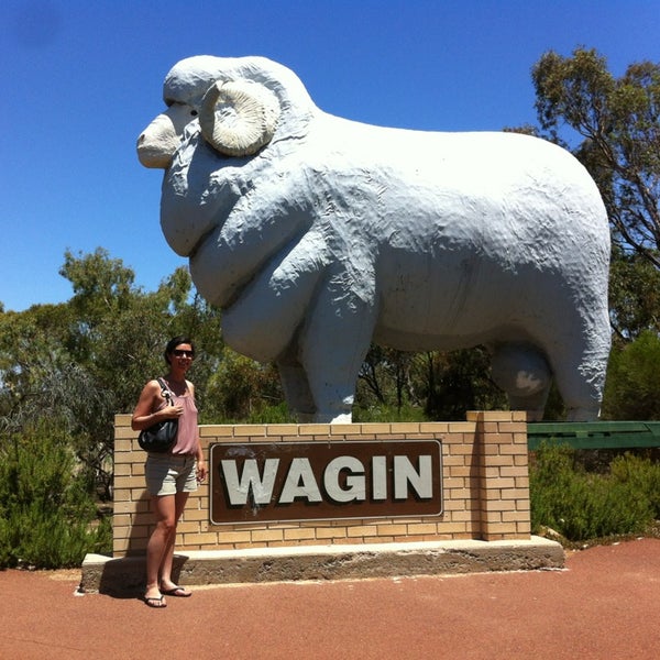 Giant Ram - Sculpture Garden in Wagin