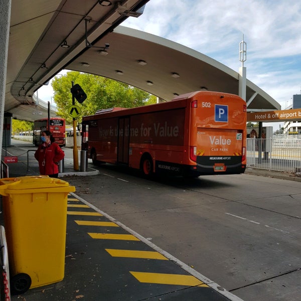 SkyBus T1 Bus Stop - Melbourne Airport, VIC