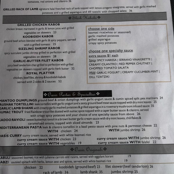 Oasis Grille - 33 tips from 1204 visitors