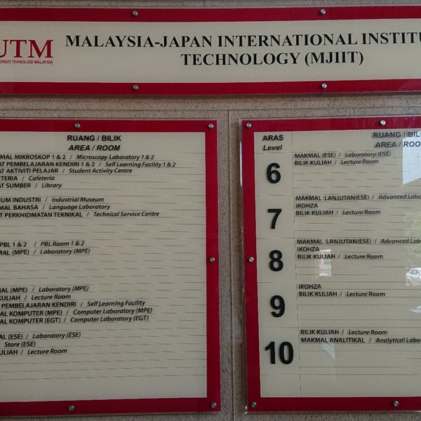 Photos at Malaysia Japan International Institut of Technology (MJIIT ...