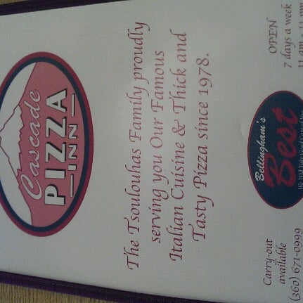 Cascade Pizza & Italian Cuisine - 2431 Meridian St