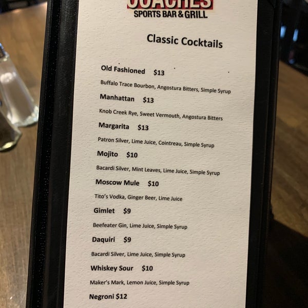 Coaches Sports Bar & Grill - American Restaurant