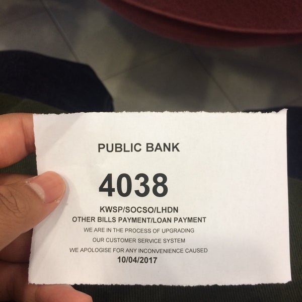 Public Bank - 4 tips