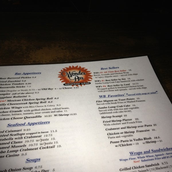 Wonder Bar - 26 tips