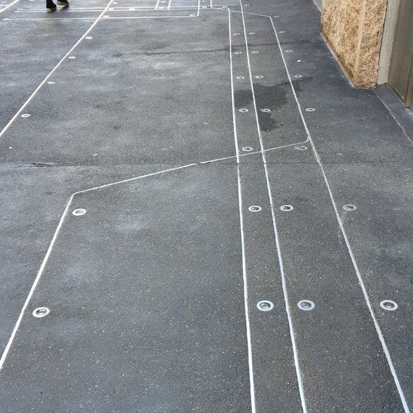 Subway Map Floating on a New York Sidewalk - SoHo - 1 tip