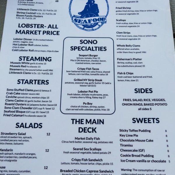 Sono Seaport Seafood - South Norwalk - 14 tips from 1120 visitors