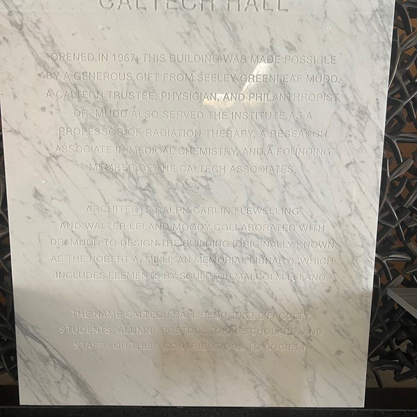 Caltech Hall - South Lake - 1200 E California Blvd