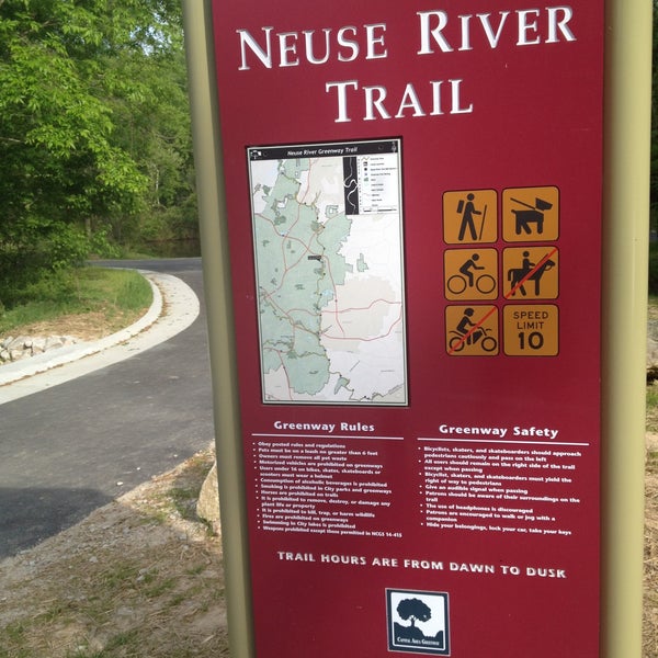 Neuse River Trail Greenway, Elizabeth Drive Trailhead/Buffaloe Road ...
