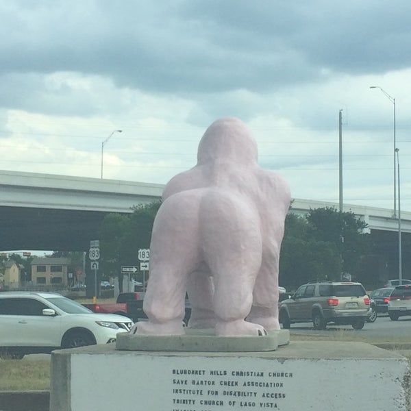 Mystery Pink Gorilla - Georgian Acres - Austin, TX