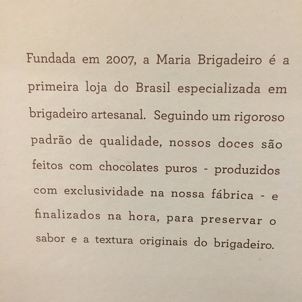 Maria Brigadeiro