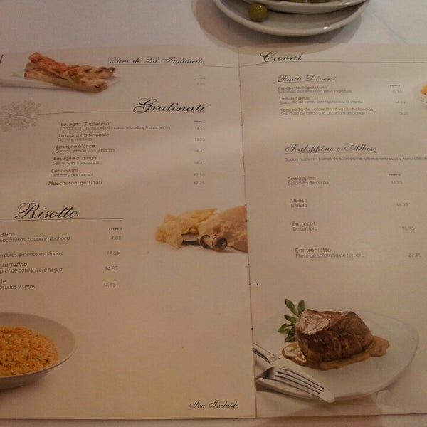 La Tagliatella - Italian Restaurant in Madrid
