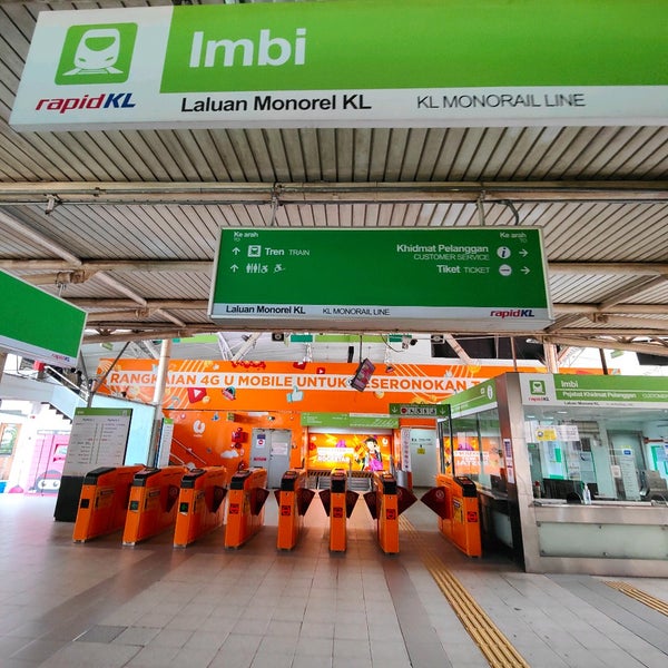 RapidKL Imbi (MR5) Monorail Station - Bukit Bintang - 25 tips from 9562 ...