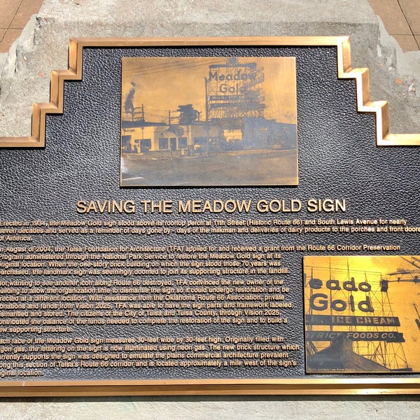 Meadow Gold Sign - E 11th and S Peoria