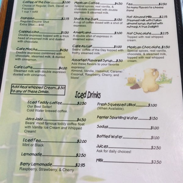 Bear's Coffee - Hilo, HI