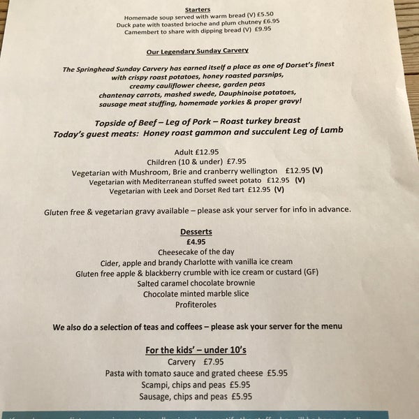 The Springhead - Sutton Poyntz - Sutton Road