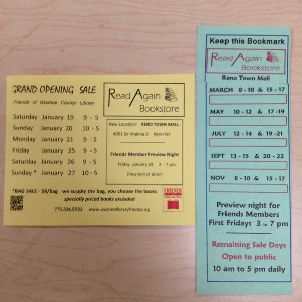 The Friends of Washoe County Library Bookstore - Bookstore in Reno