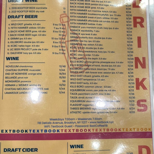 Textbook - Fort Greene - 118 DeKalb Ave